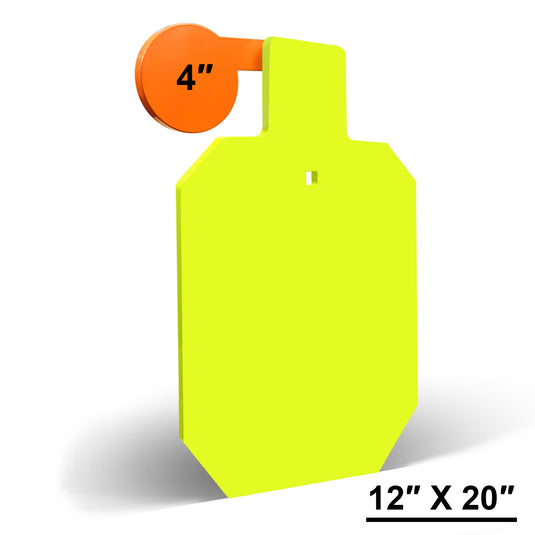 AR500 Steel Hostage Target 12" x 20" x 1/2" Armored Steel Reactive IDP ...