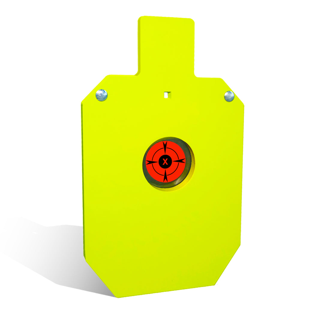 12" X 20" X 3/8" AR500 Steel Bullseye Torso Target – Highwild