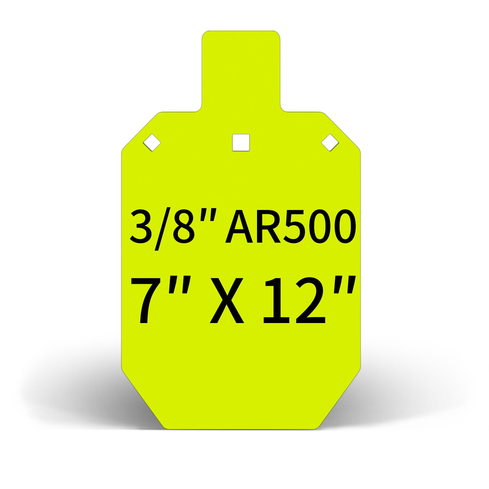 7" X 12" X 3/8" AR500 Steel Torso Silhouette Shooting Target – Highwild