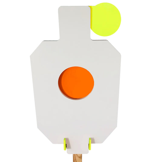 AR500 Steel Hostage Target 12" x 20" x 1/2" Armored Steel Bullseye Rea ...