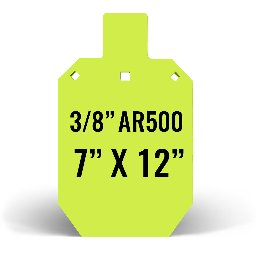 7" X 12" X 3/8" AR500 Steel Torso Shooting Target – Highwild
