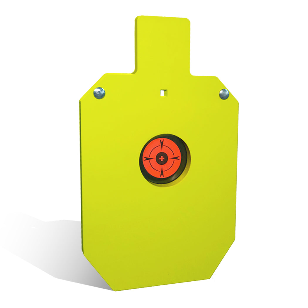 12" X 20" X 3/8" AR500 Steel Bullseye Torso Target – Highwild
